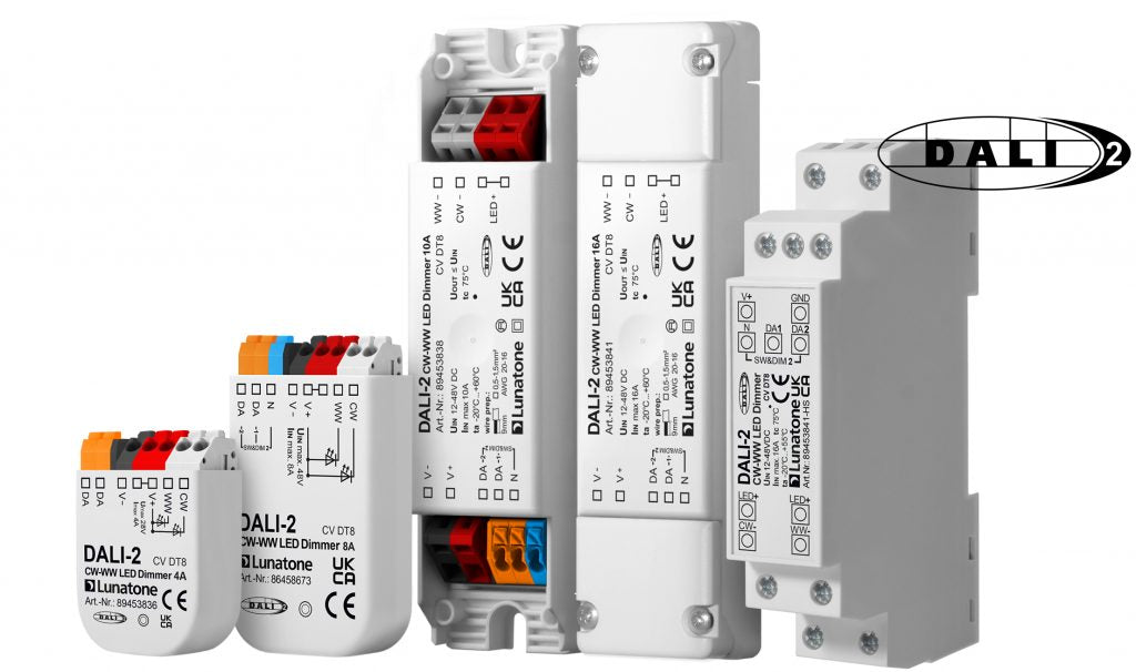 DALI DT8 CW-WW PWM 4A LED Dimmer CV – KNX Supply