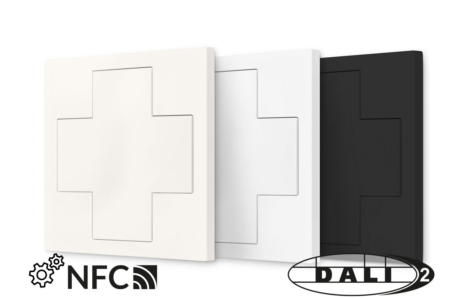 DALI Switch Cross white – KNX Supply