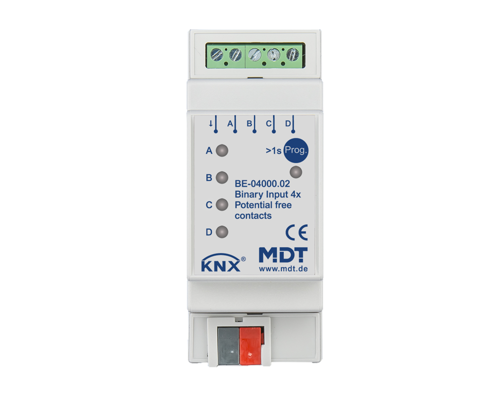 KNX Binary Input 4-channel, 2 SU MDRC, Potential free version – KNX Supply