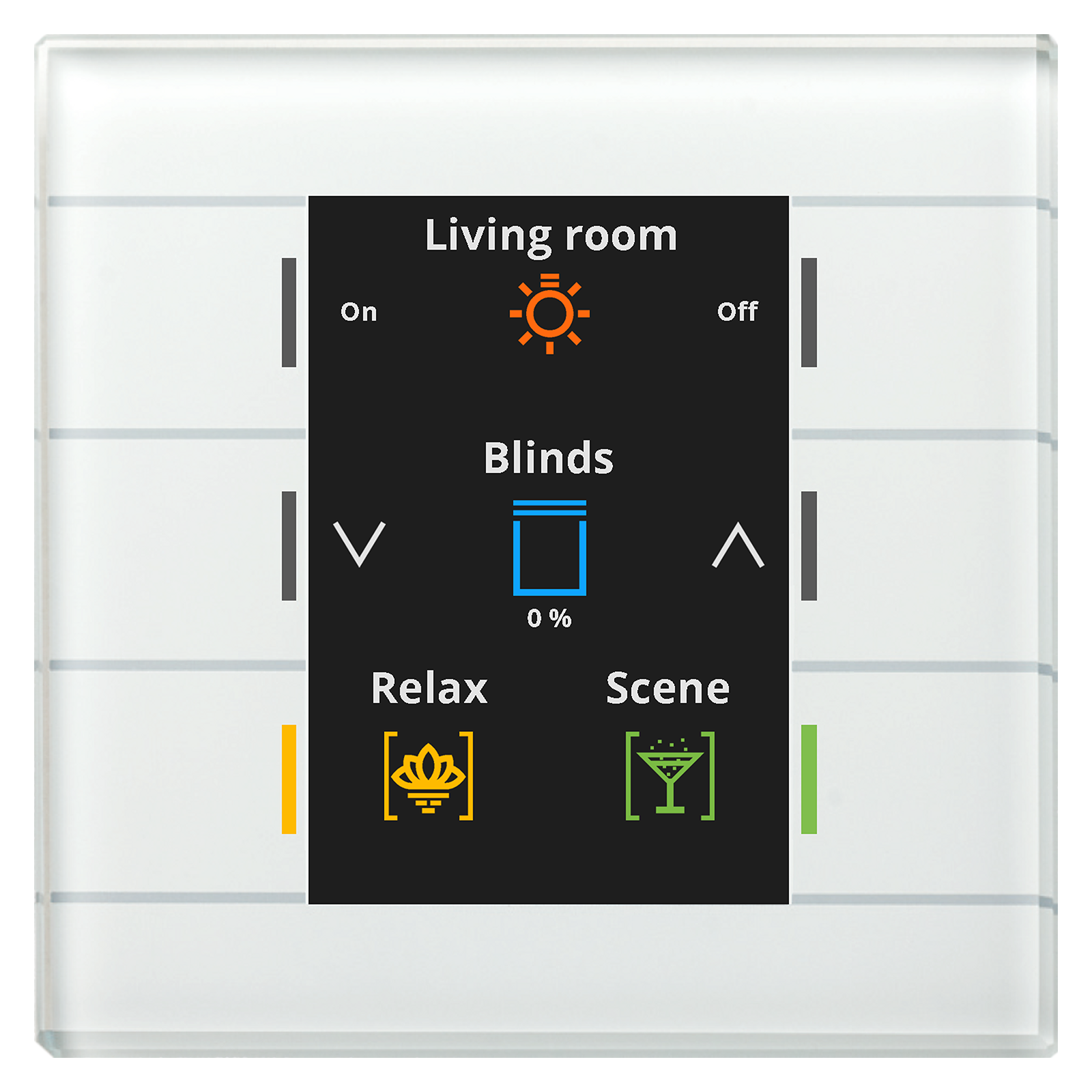 KNX Glass Push Button II Smart, White – KNX Supply