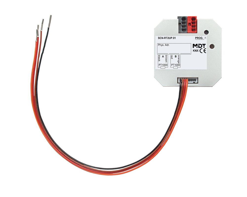 KNX Temperature Controller/Sensor 2-channel, flush mounted – KNX Supply